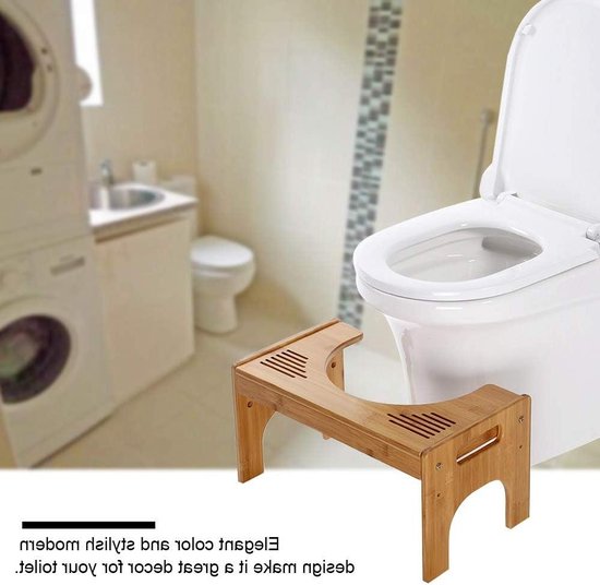 Hoogte verstelbare houten toiletkruk - wc-kruk voor kinderen ...