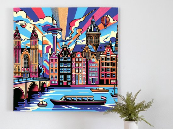 Pop art amsterdam schilderij | Amsterdam's Vibrant Urban Culture: A Pop ...