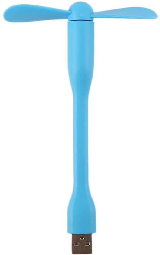 Laptop Ventilator - Blauw - USB Ventilator Flexibel - USB Fan ...