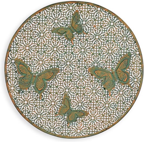 EEN SMEEDIJZEREN VLINDER WANDDECOR | bol