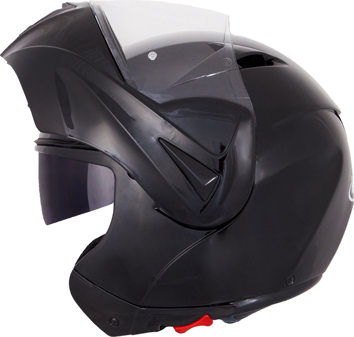 VINZ Lombard Motorhelm / Systeem Helm / Klaphelm - Zwart | bol.com