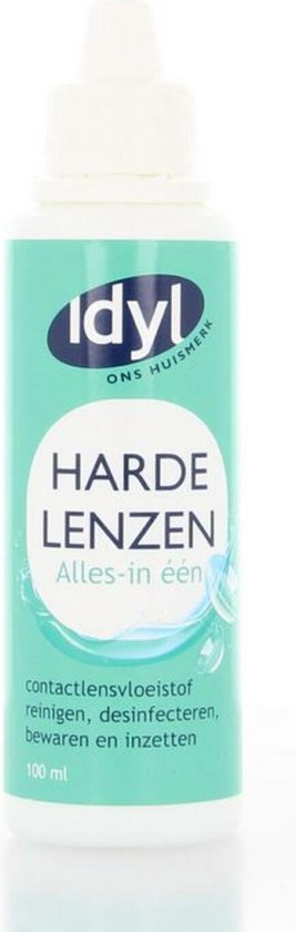 Idyl Contactlensvloeistof alles in een harde lenzen 100ml | bol