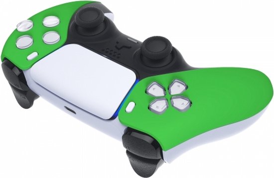 PS5 Draadloze Dualsense Controller – Soft Touch Lime Green Custom | bol.com