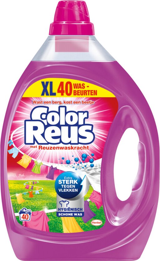 4x Witte Reus Vloeibaar Wasmiddel Kleur 2 liter | bol.com