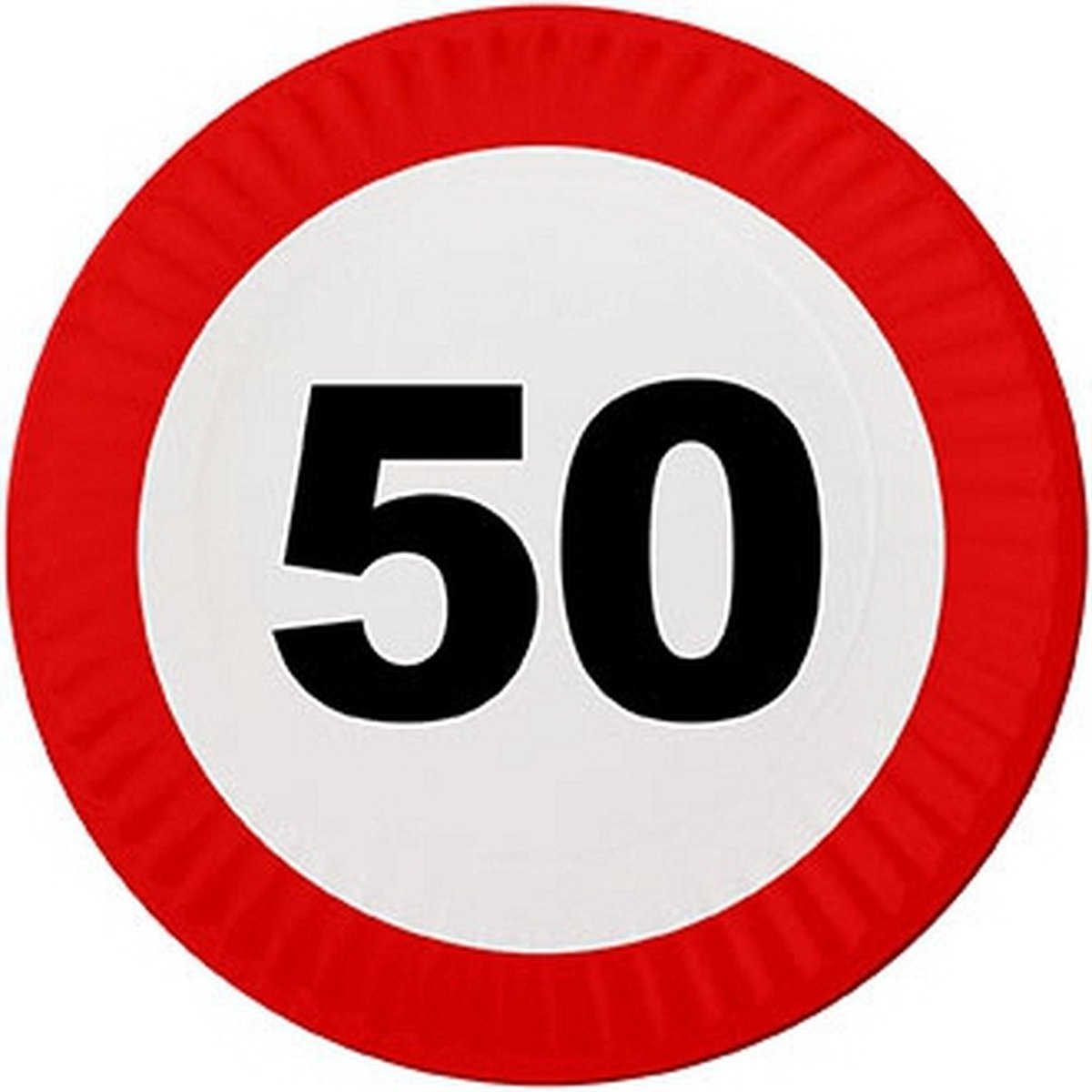 Feestbordjes 50 jaar stopbord | bol