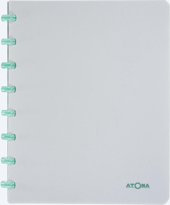 Atoma | Notebook Systeem | Smooth | A5 | blauw | geruit 5 mm | bol.com