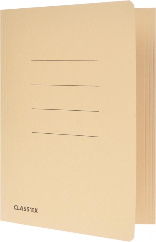 Class'ex dossiermap, 3 kleppen ft 18,2 x 22,5 cm (voor ft schrift ...