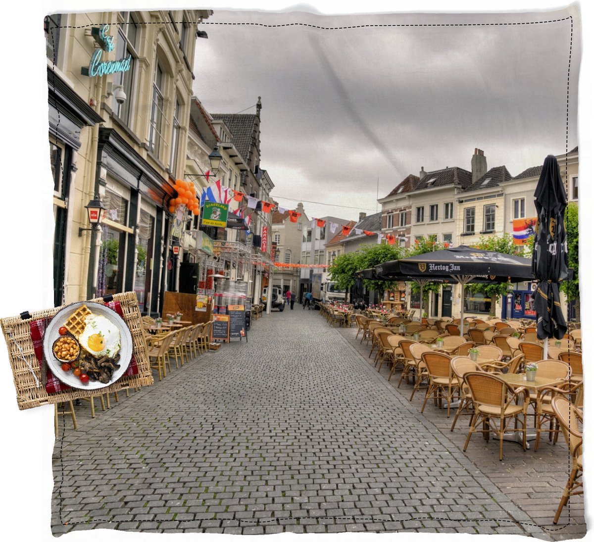 Waterdicht Picknickkleed - Geschikt als Strandlaken / Strandmat - Breda ...