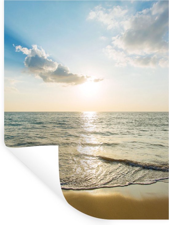Muurstickers - Sticker Folie - Zee - Zomer - Strand - 120x160 cm ...
