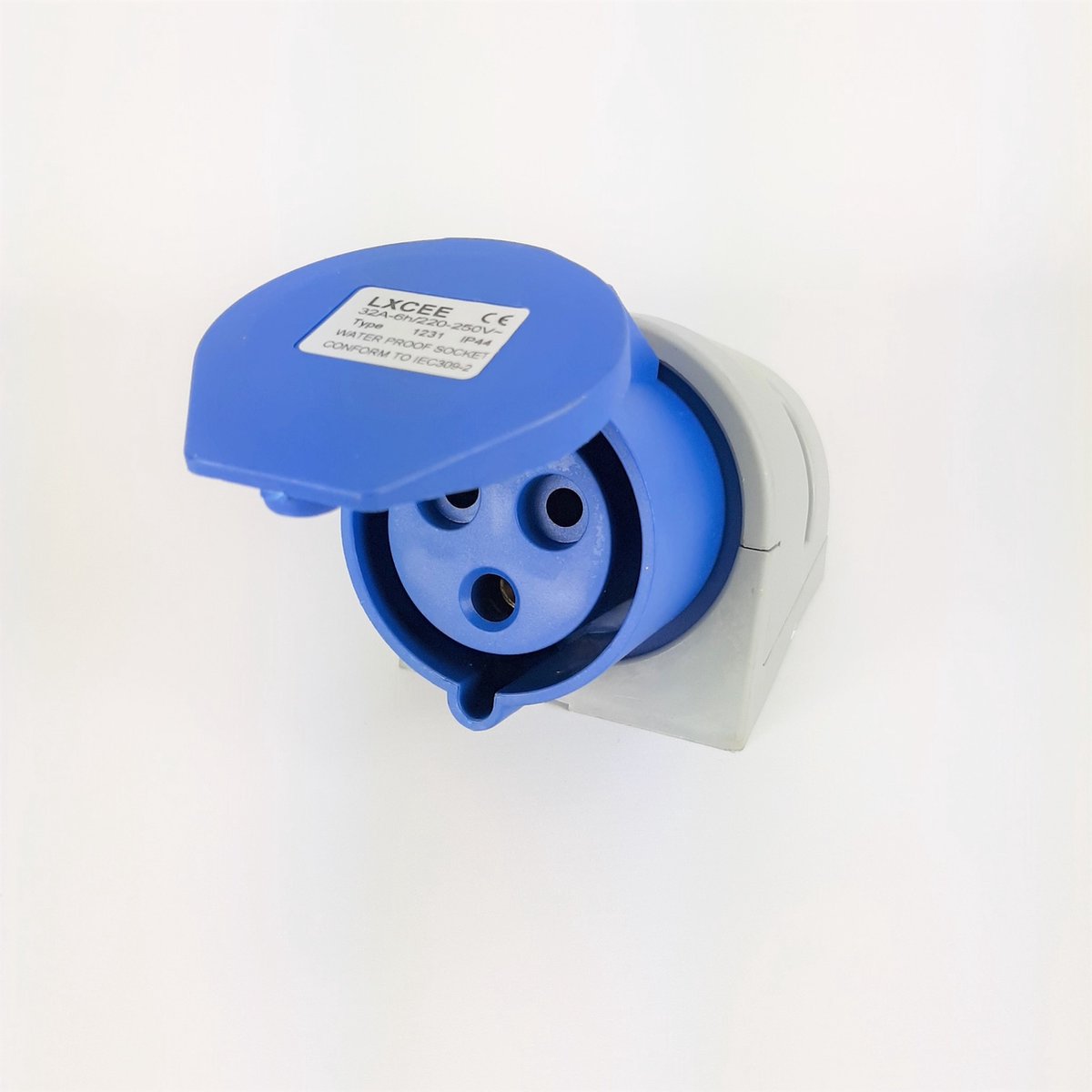 Lixian CEE Blauw Stopcontact 1 fase CEE Blue 16A 1 phase | bol