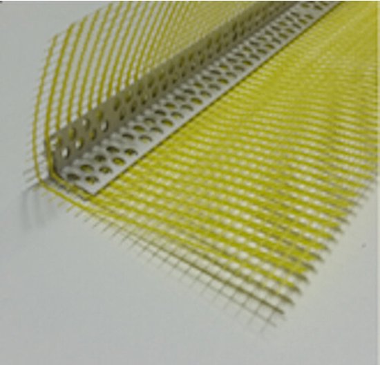 PVC hoek met gaas 80/120/3000 | bol