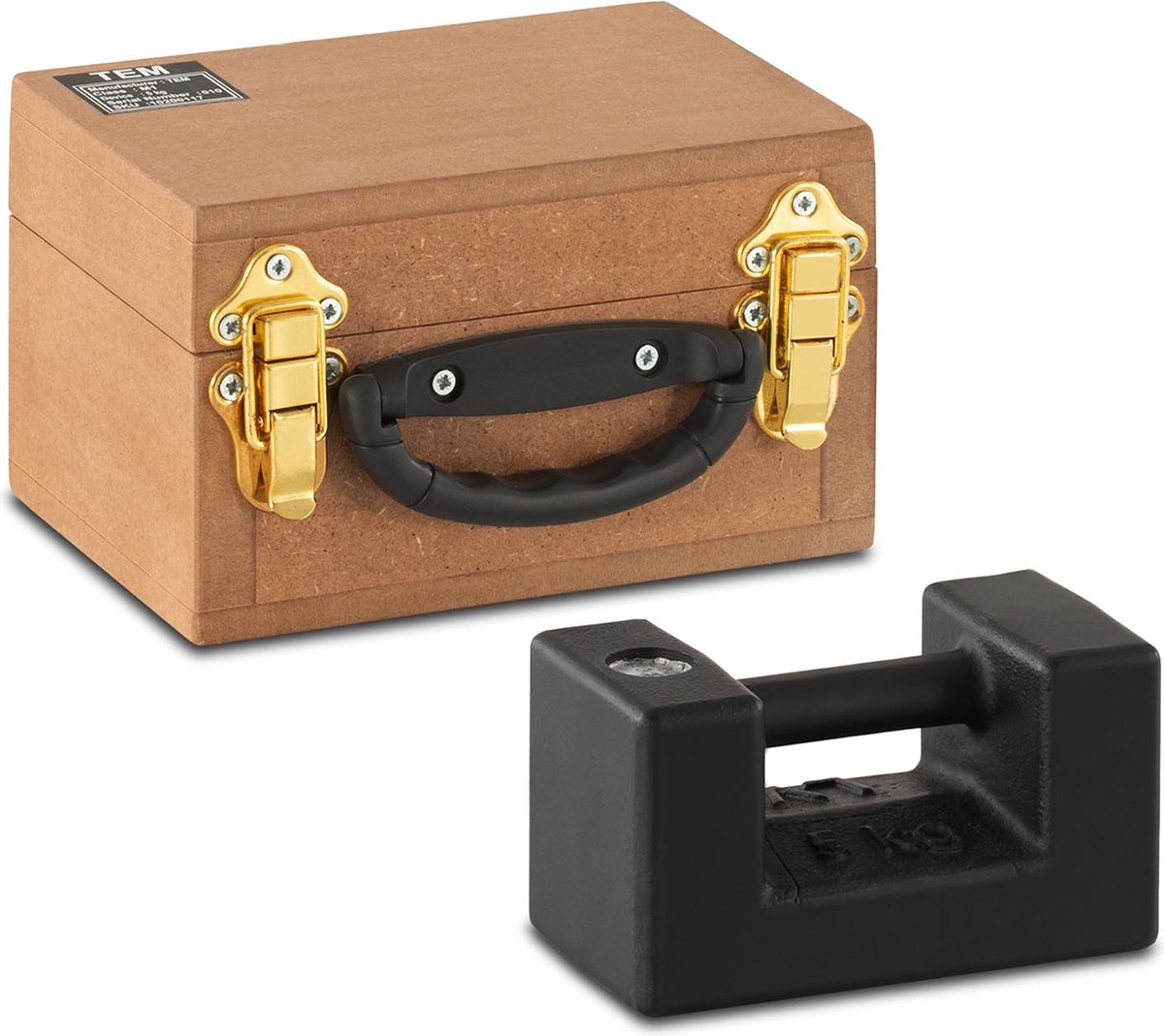 Poids de calibrage TEM - 5 kg - fonte - OIML M1 | bol.com
