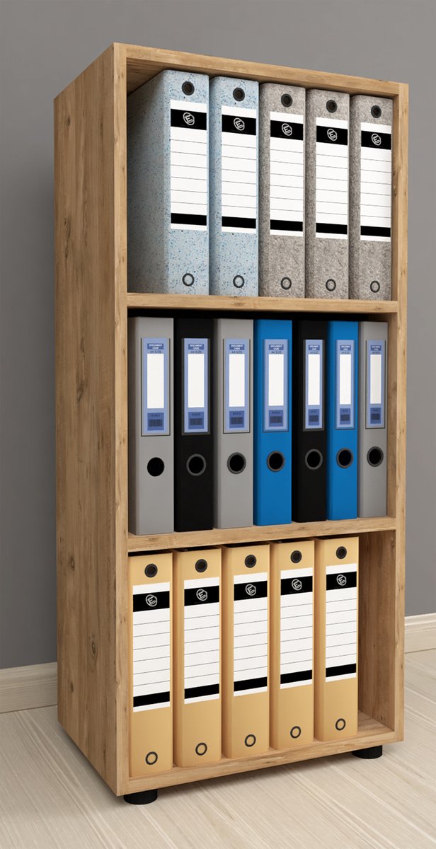 VCM Houten Office Stand Shelf Boeken Archiefkast Ulas 3f Houten Office ...