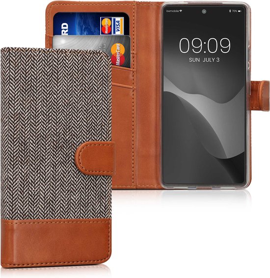 kwmobile telefoonhoesje voor Google Pixel 6a - Hoesje met pasjeshouder ...