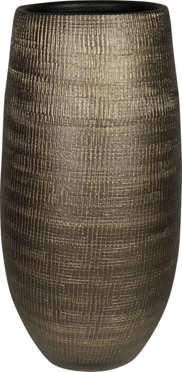 Ter Steege Bloempot Goud-Bruin D 27 cm H 50 cm | bol