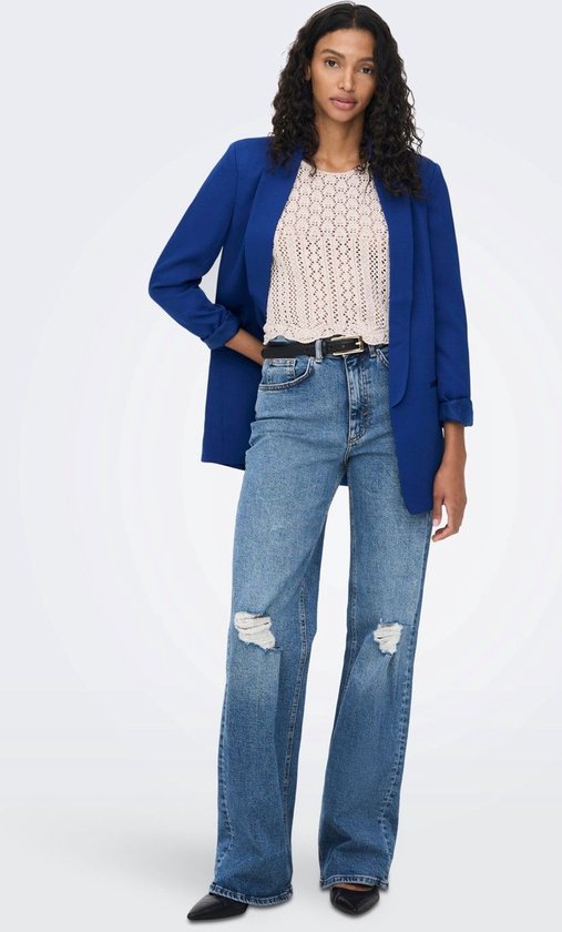 Only onlDubby Blazer - Surf The Web Blue | bol.com