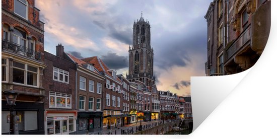 Muurstickers - Sticker Folie - Wolken - Lucht - Domtoren - 120x60 cm ...