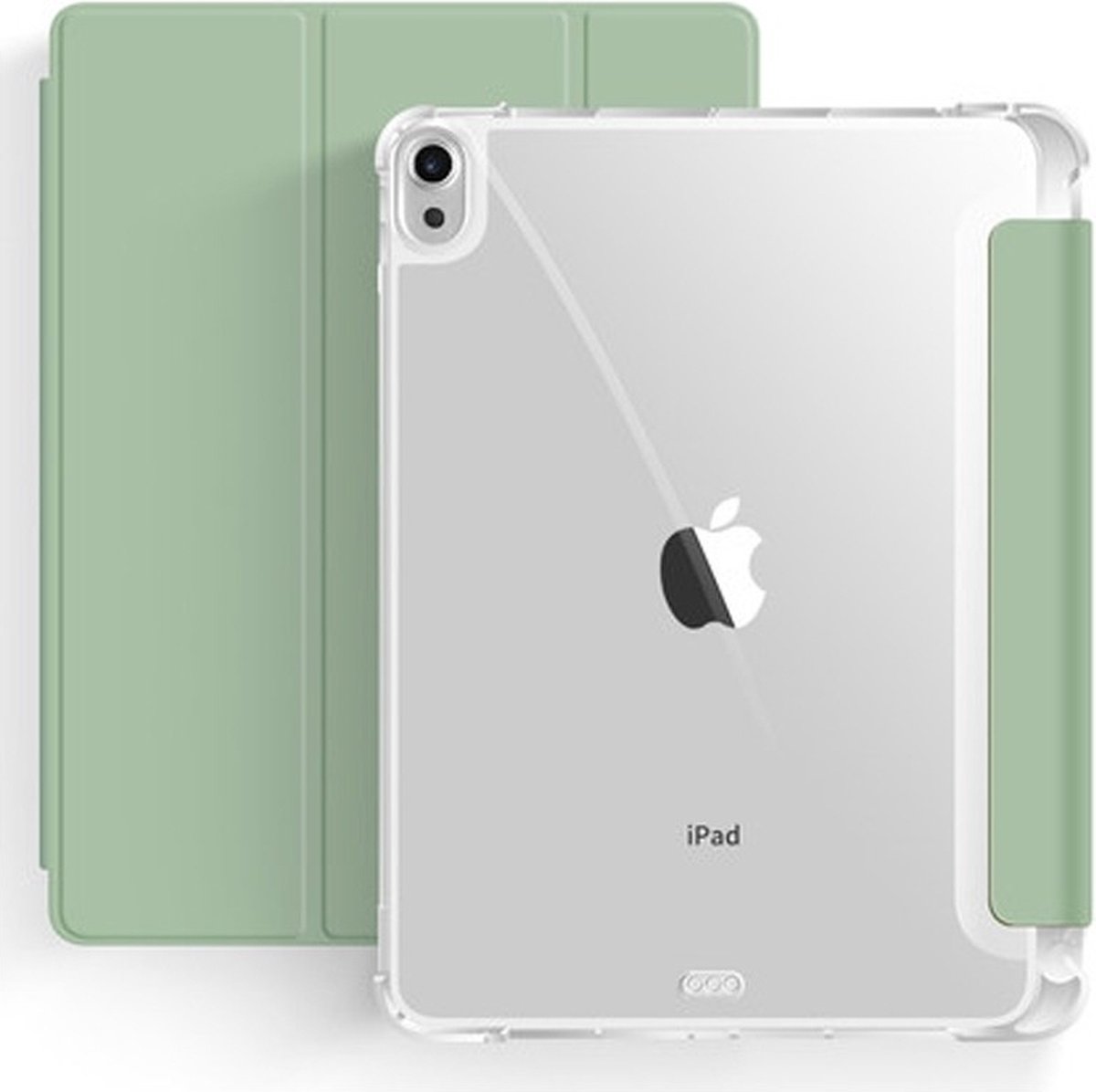 Mobiq - Clear Back Folio Case iPad 10,9 pouces 2022 - vert menthe ...