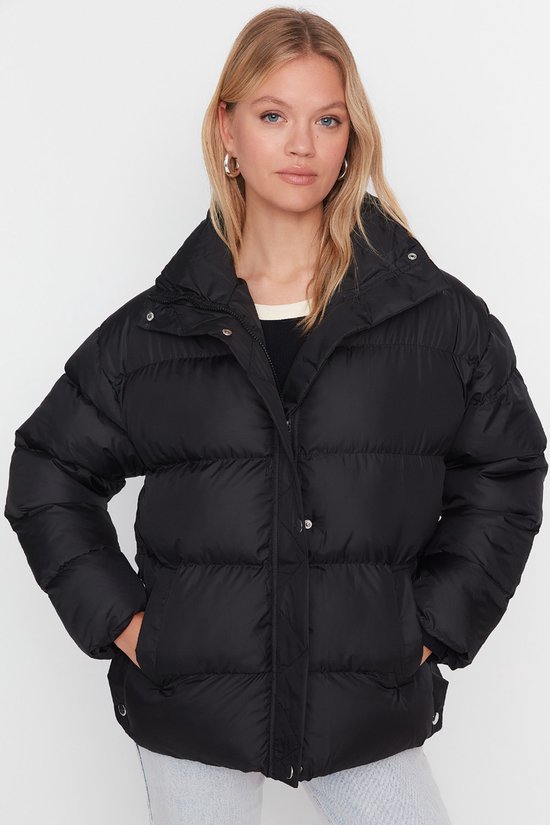 Trendyol Vrouwen Off-shoulder kogelvis Winterjas | bol.com