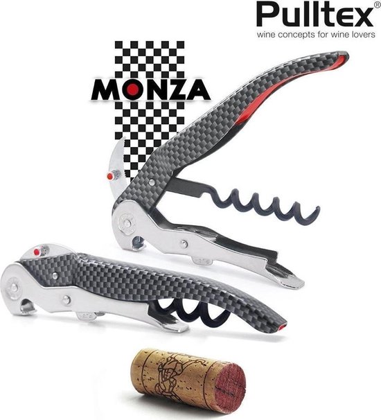 Pulltex Kurkentrekker ClickCut Monza - Carbon Look | bol.com