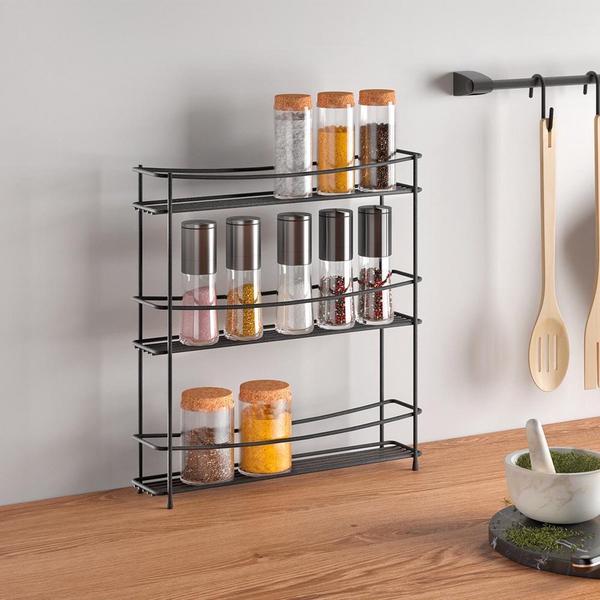 Tomado Metaltex Aanrecht rekje 3 niveaus - 3 niveaus | bol.com