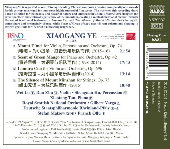 Wei Lu - Dan Zhu - Shengnan Hu - Xiaotang Tan - Ro - Mount E'mei ...
