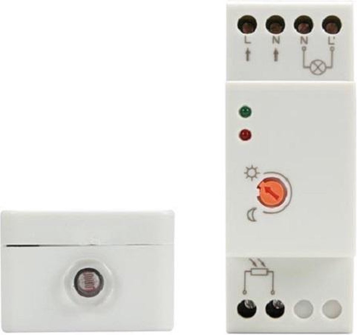 Lichtsensor Met Fotocel - Din-Rail | bol.com