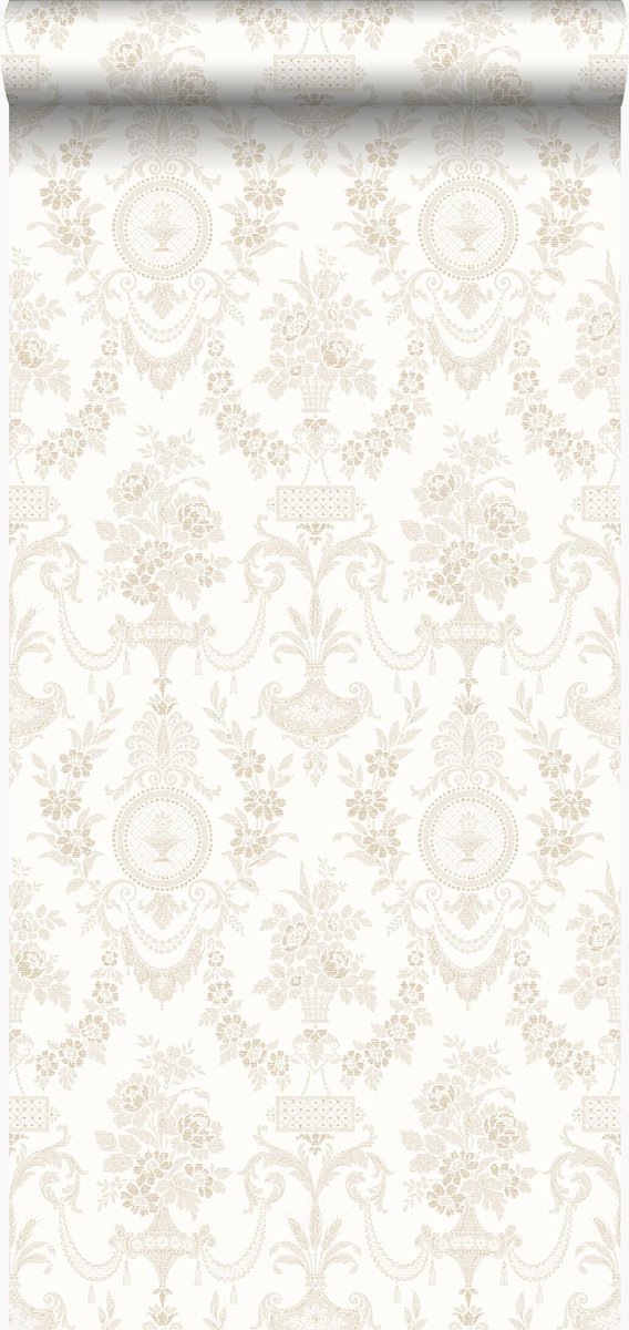 Origin Wallcoverings behangpapier ornamenten wit - 326134 - 53 cm x 10 ...