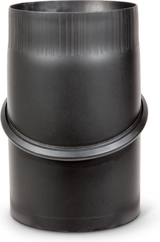Bocht 45° Ø160 2mm zwart verstelbaar | bol