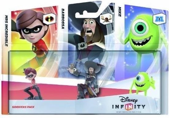 Disney Infinity Sidekicks Barbossa, Mike, Mevrouw Incredible 3DS + Wii ...