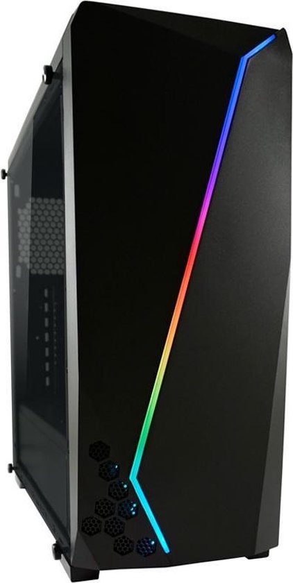 LC-POWER® Hexagon Midi Tower ATX PC Case - Computer Behuizing - RGB ...