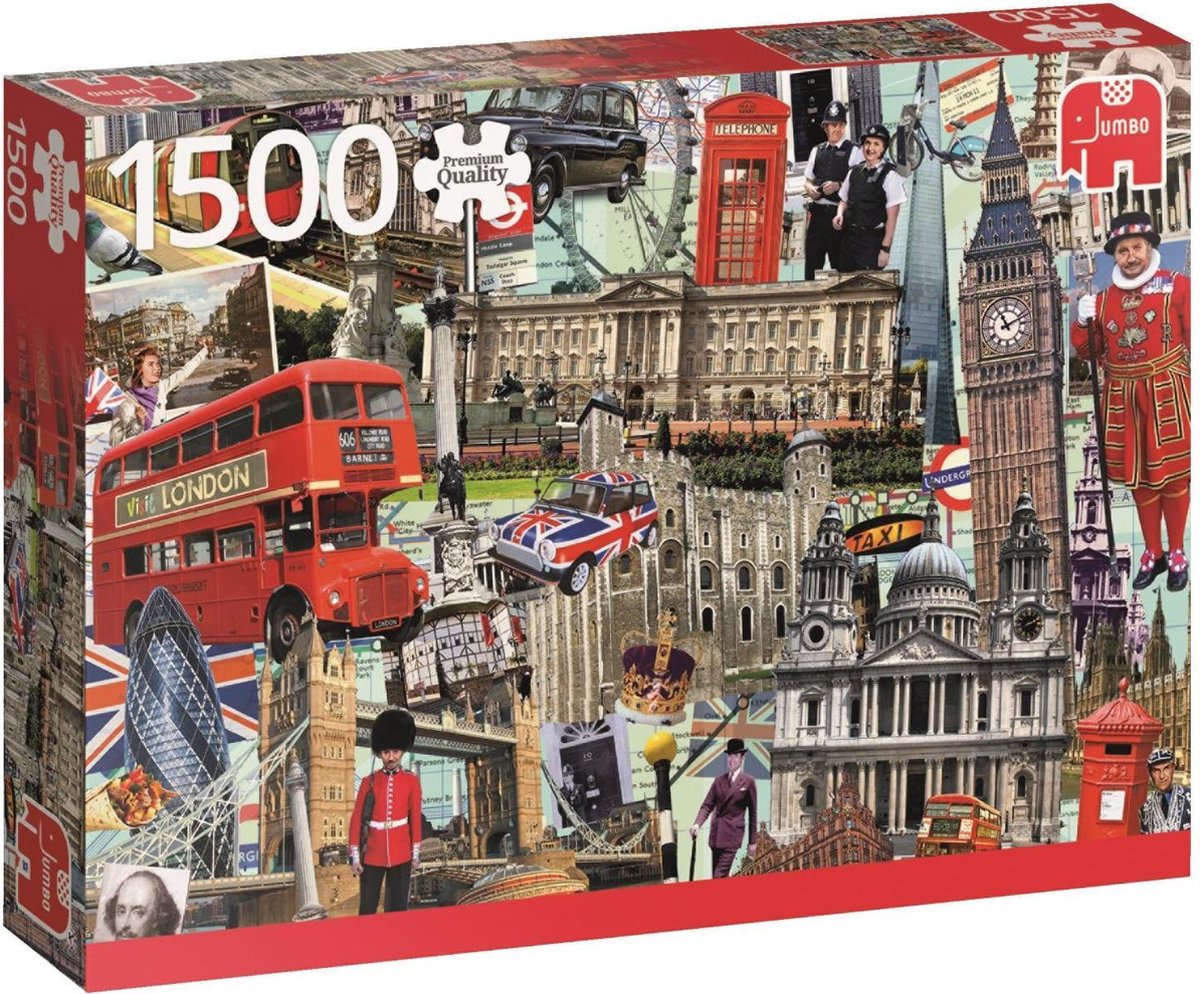 Jumbo Premium Collection Puzzel Best of London - Legpuzzel - 1500 ...