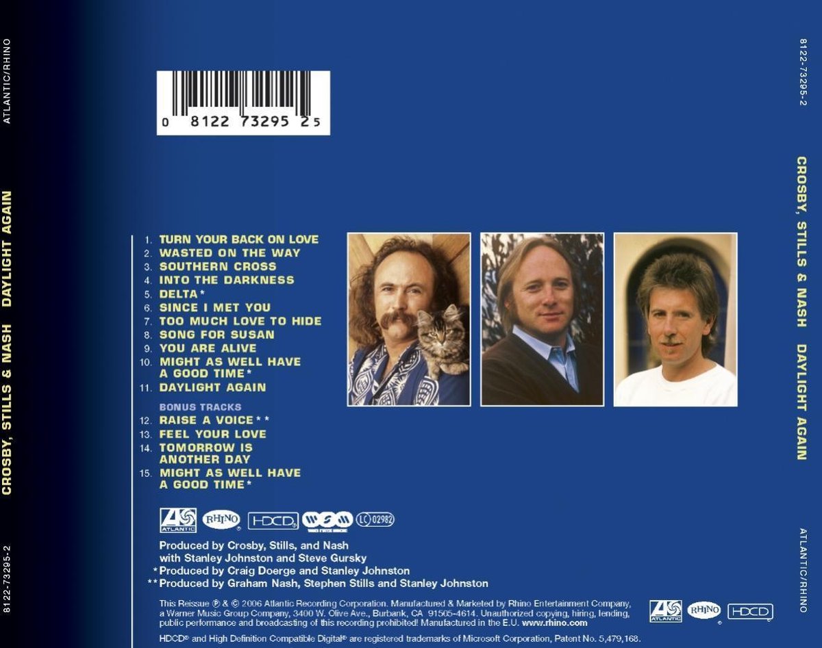 Daylight Again, Crosby, Stills & Nash | CD (album) | Muziek | bol.com