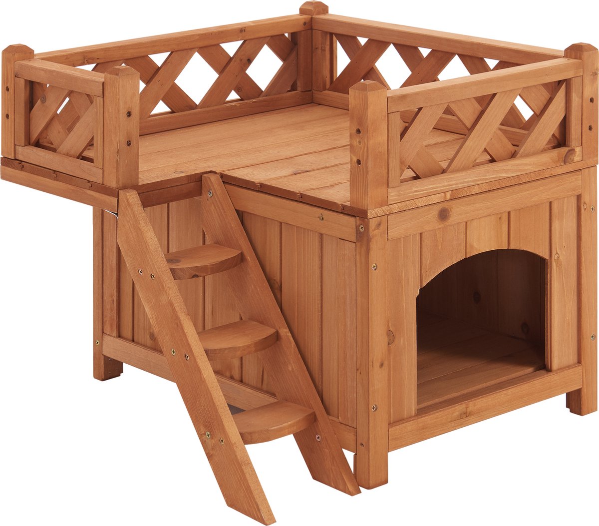 Kattenhuis Pürstein 45,7x50,8x50,3 cm houtkleurig | bol