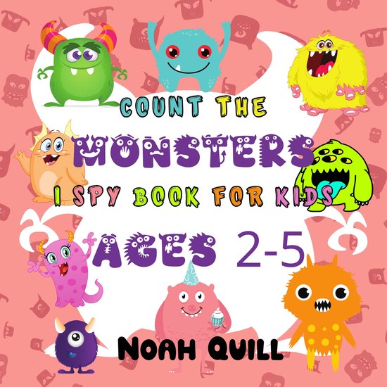 Preschool Math Books 1 - Count The Monsters: I Spy Book For Kids Ages 2 ...