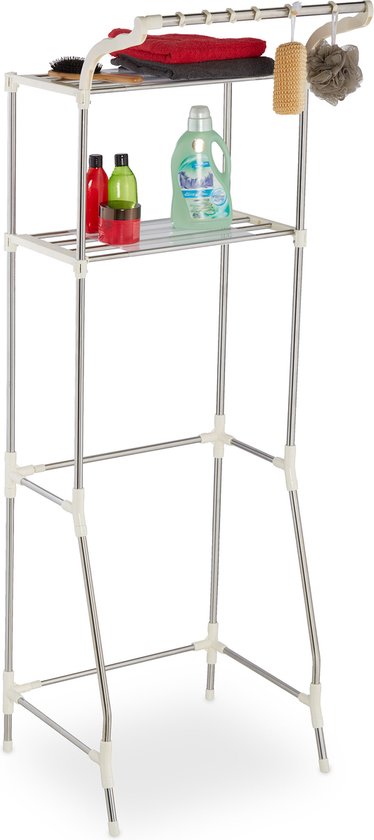 wasmachine rek - ombouw - verstelbaar - 64,5 - 100 cm breed - toiletrek ...