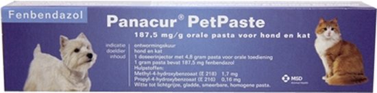 PANACUR PET PASTE 1 INJECTOR | bol