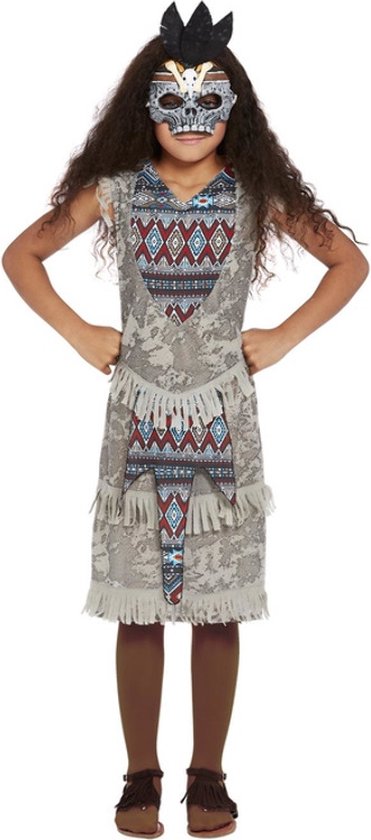 Indiaan Kostuum | Native American Voodoo Indiaan | Meisje | Medium ...