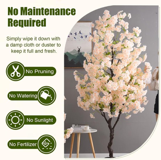 Kunst Kersenbloesemboom - Nep Bloesemboom - Interieur Decoratie - UV ...