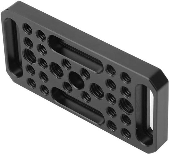 Montageplaat voor camera van zwart aluminium - Lichtgewicht accessoire ...