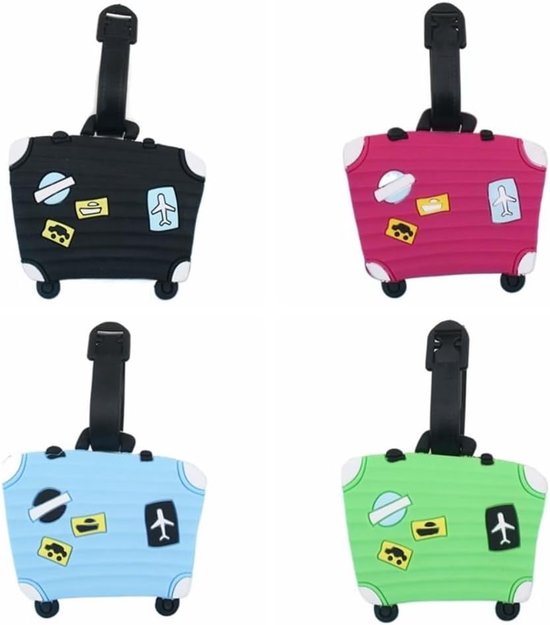 Bagage Labels - Koffer Labels - Reizen Identificatie - Zacht Flexibel ...