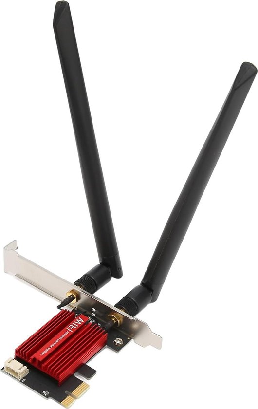 WiFi-netwerkkaart AX1800 Pro voor HD Video Online Games - 1800 Mbps 5.2 WIFI6 PCIe... | bol