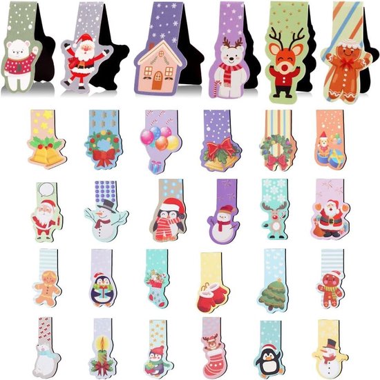 30 Pieces Magnetic Page Clips - Book Marker Clip for Page Marks ...