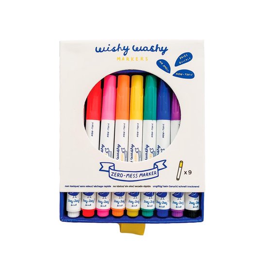 Wishy Washy Markers (uitwisbare stift) | 0650726210353 | Boeken | bol