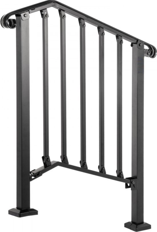 Balustrade trap - Smeedijzeren Leuning - 2-3 treden - 37 cm ...