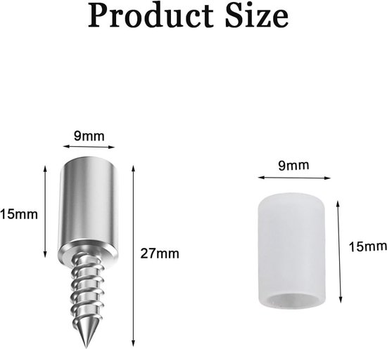 36 Stuks Stevige Plankdragers - Massief Staal met Transparante Hoes | bol