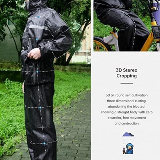 Waterdicht regenpak voor heren | bol