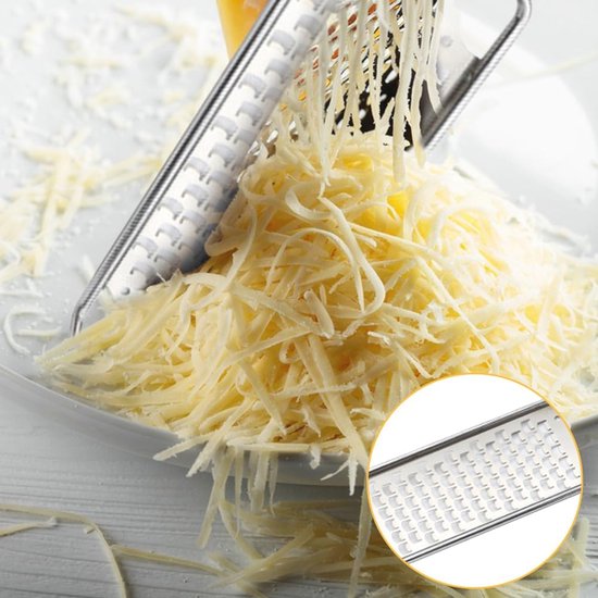Kaasrasp Set van 2 - Kleine Rasp voor Kaas, Citroenen, Groenten en ...