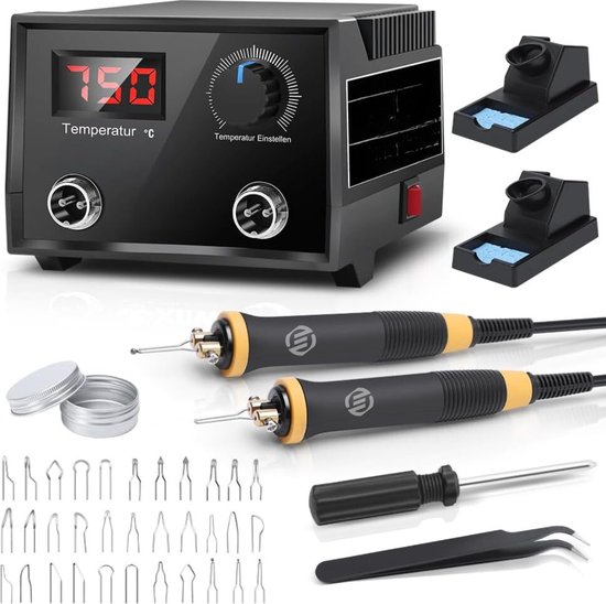 Equivera Houtbrander - Houtbrander Set - Pyrografie - Pyrografie ...