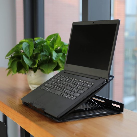 Verstelbare Laptopstandaard - Ergonomisch - Zwart - Geschikt voor ...